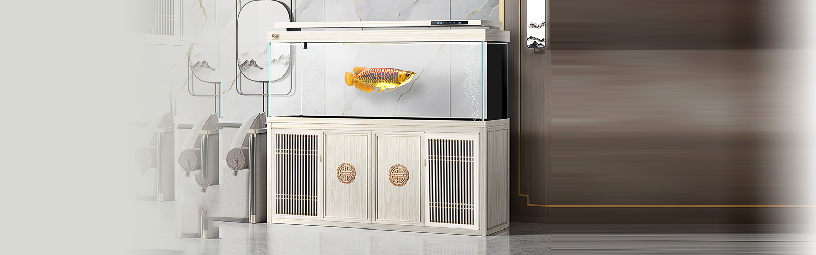 Modern Chinese Fish Bowl: Bring Prosperity & Elegance Home with Arowana ...